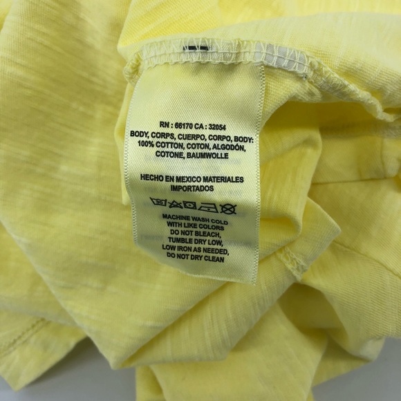 Anthropologie | Tops | Anthropologie Tla Pocket Tee Yellow Cotton Top ...